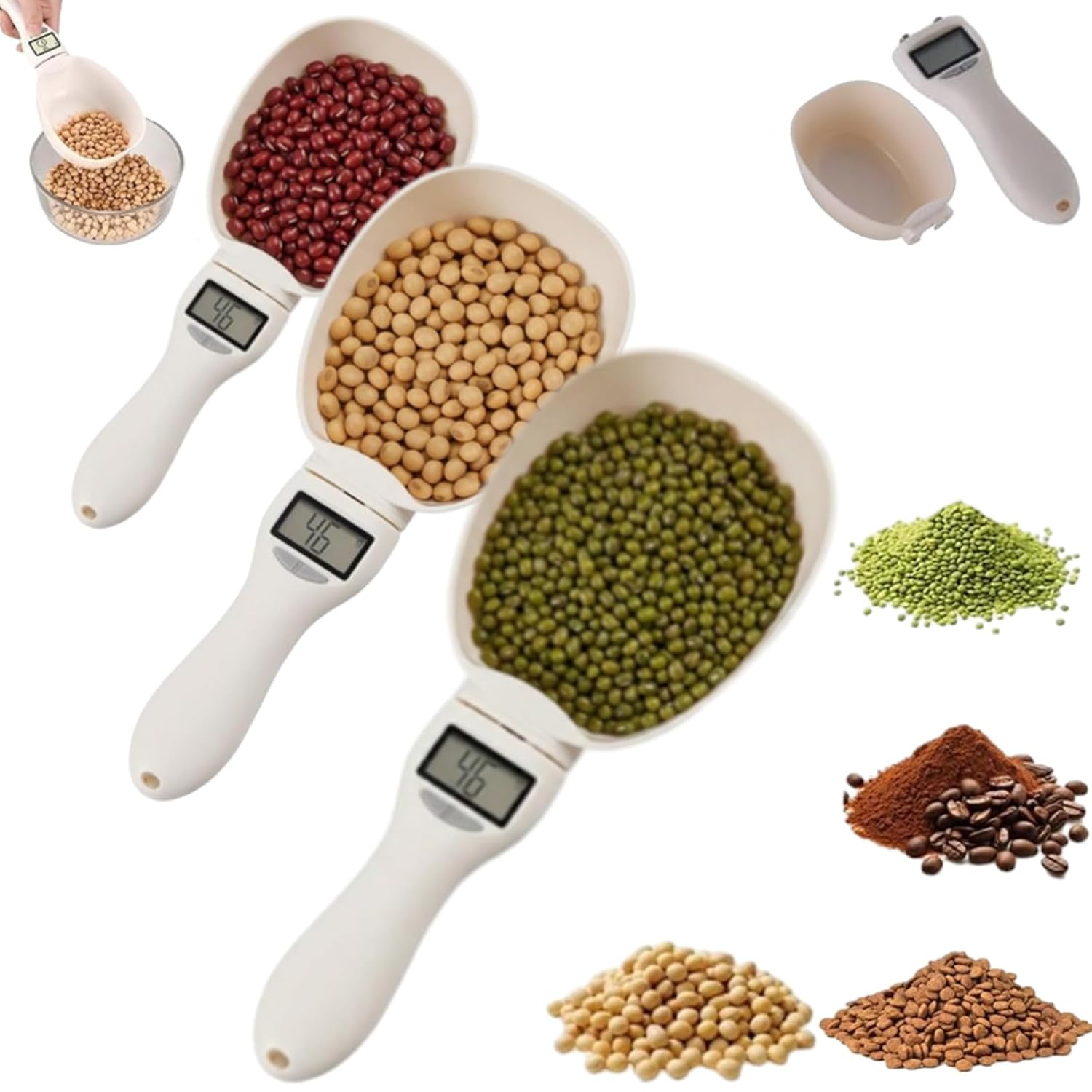 Electronic Measuring Spoon with Conversion, Digital Kitchen Spoon Scale ...