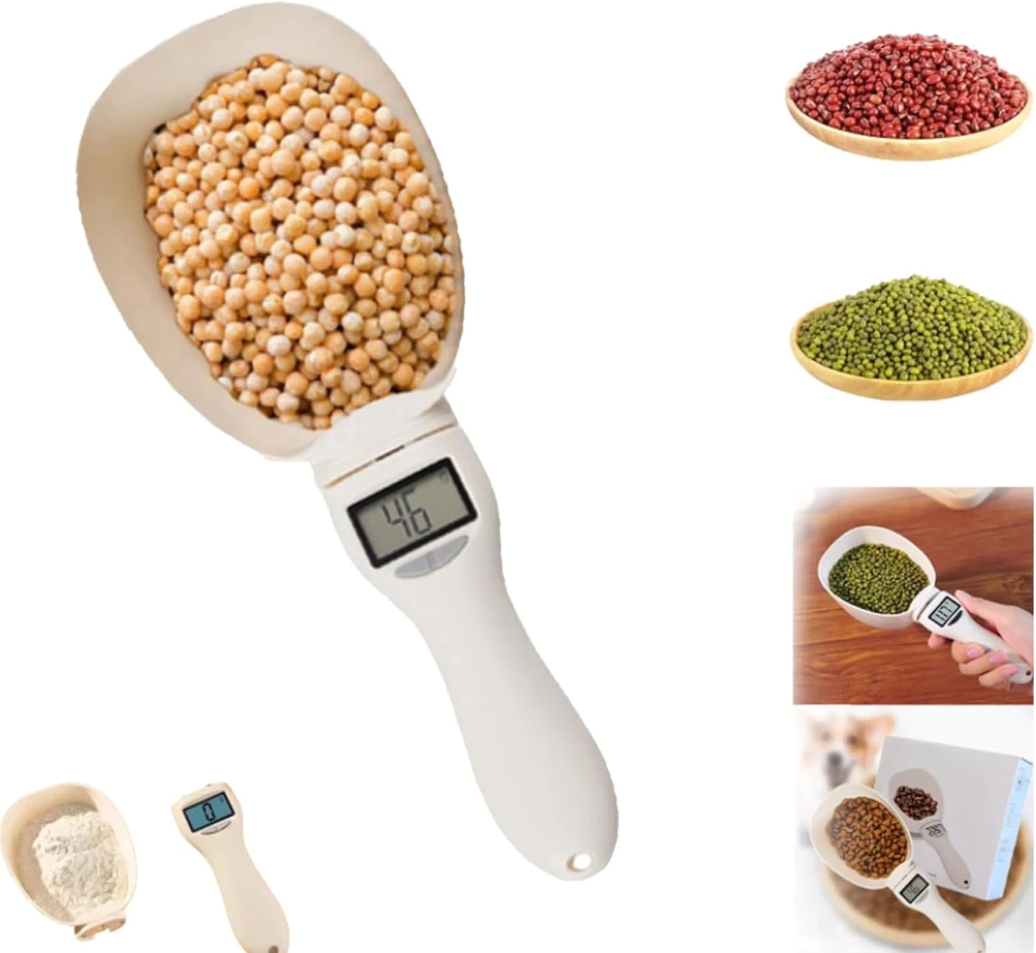 Electronic Measuring Spoon, Versatile Digital Scale for Kitchen ...