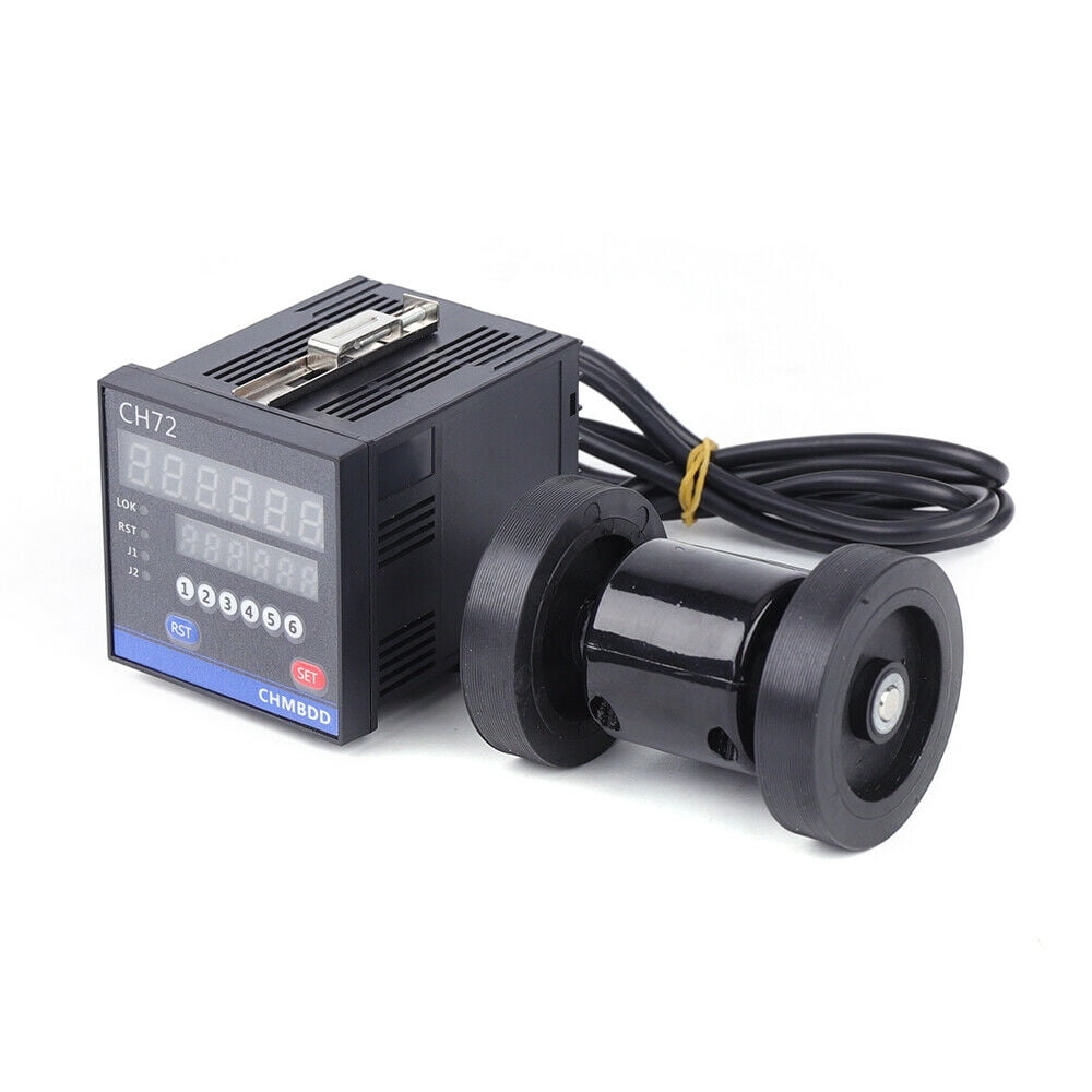 Electronic Meter Counter Rotary Encoder Wheel Roll Measuring Device ...