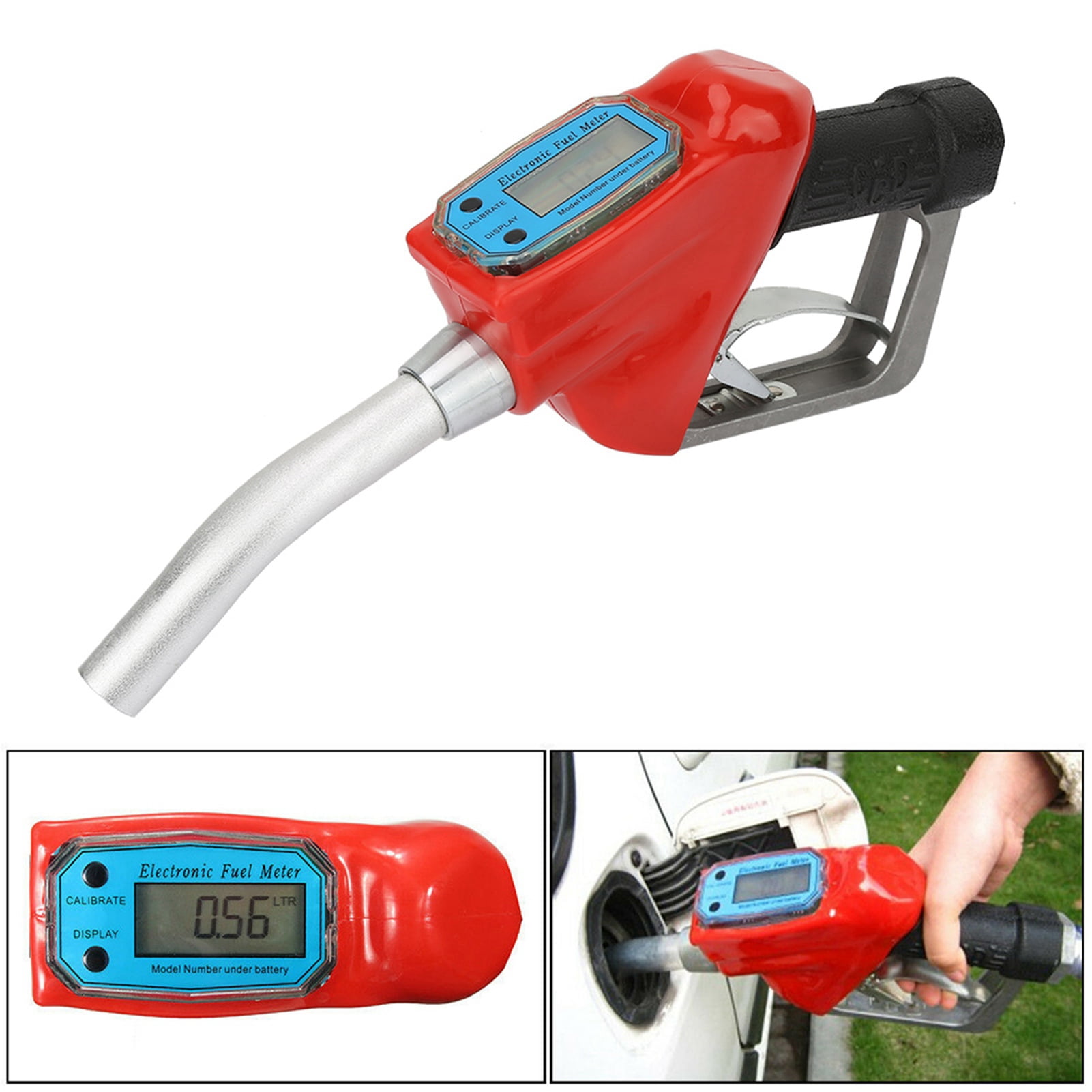 Electronic Metering Fuel Dispensing Meter Nozzle Oil Delivery Gun(with ...