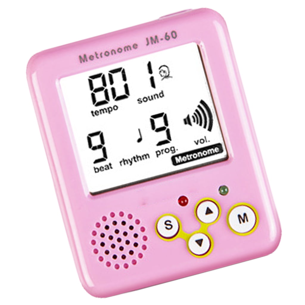 Electronic Metronome Tone Generator Tuner Clip on Tempos Metronome LCD ...