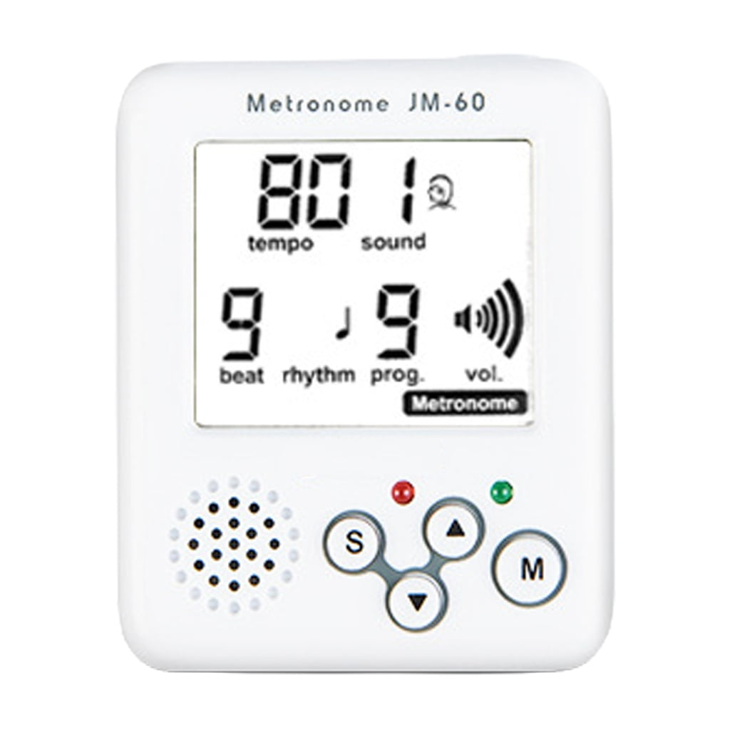 Electronic Metronome Tone Generator Tuner Clip on Tempos Metronome LCD ...