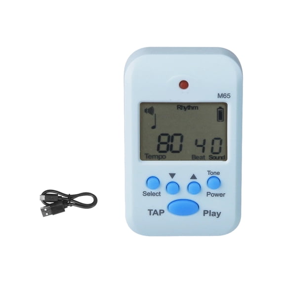 Electronic Metronome Tone Generator Tuner Clip on Tempos Metronome LCD ...