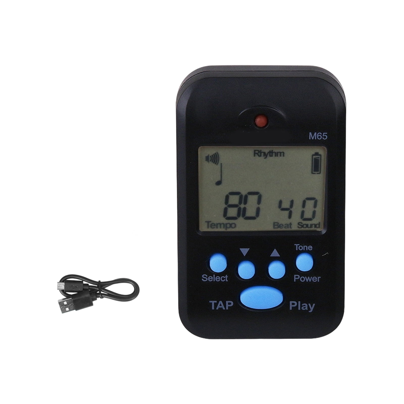 Electronic Metronome Tone Generator Tuner Clip on Tempos Metronome LCD ...