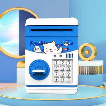 Pink ATM Savings Bank, Mini Kids ATM Savings Bank for Real Money, ATM ...