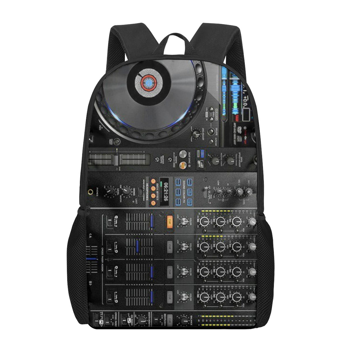 Electronic Music DJ Controller Mixer Printed Student Bags Bookbags ...