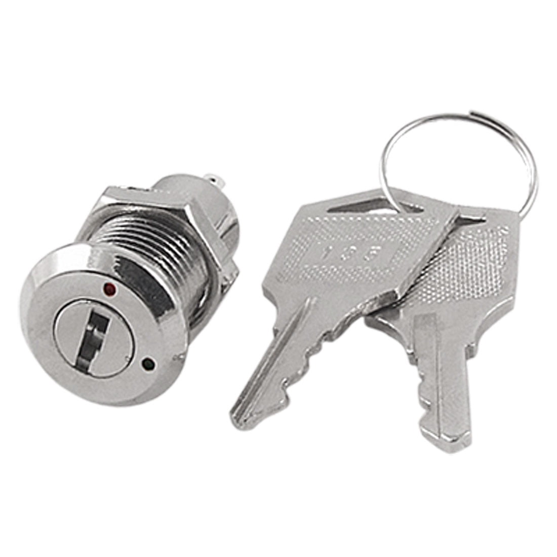 Electronic ON OFF Two Terminals Metal Keylock Switch - Walmart.com