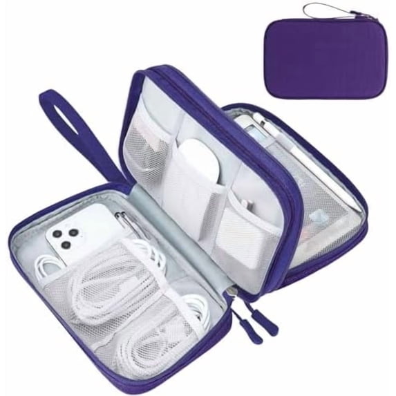 Electronic Organizer, Large Travel Cable Organizer Bag Pouch Electronic ...
