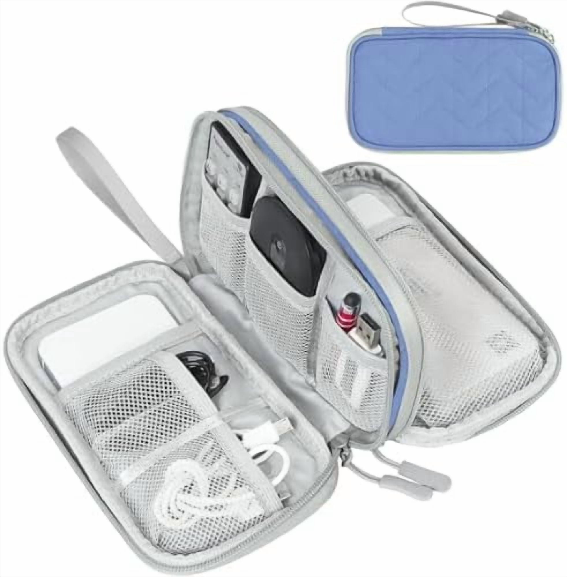 Electronic Organizer, Travel Cable Organizer Bag Pouch Electronic ...