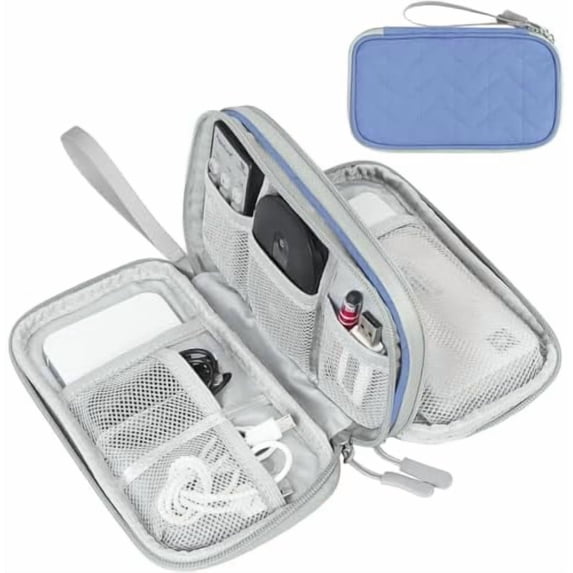 Electronic Organizer, Travel Cable Organizer Bag Pouch Electronic ...