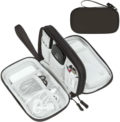 Electronic Organizer, Travel Cable Organizer Bag Pouch Electronic ...