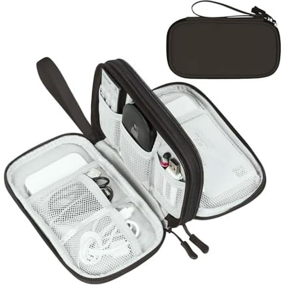 Electronic Organizer, Travel Cable Organizer Bag Pouch Electronic ...