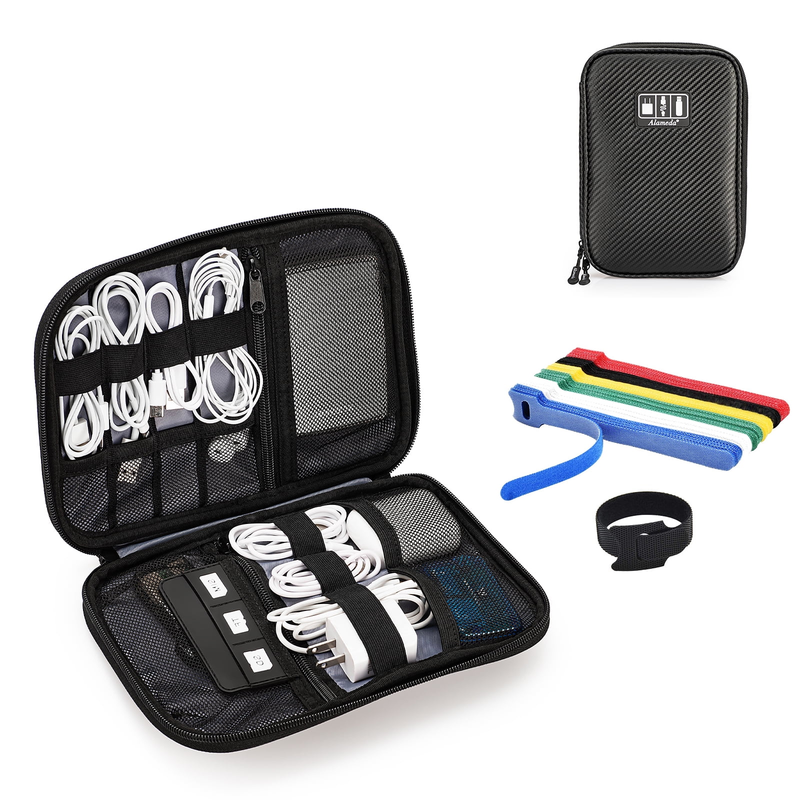 Walmart Electronic Organizer, Waterproof Travel Case for Cables, USB ...