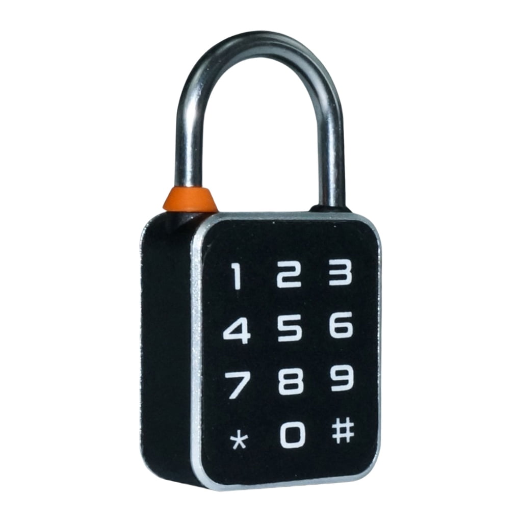 Electronic Padlock Intelligent Lock With Touchscreens Keypad Access ...