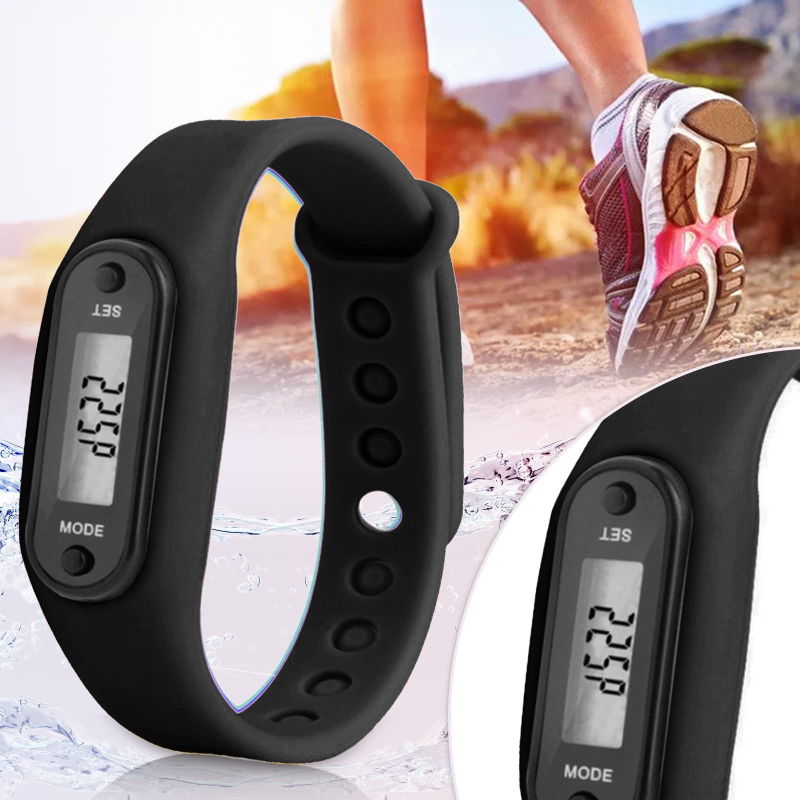 Electronic Pedometer Smart Watch for Kids with Silicone Band Activity ...