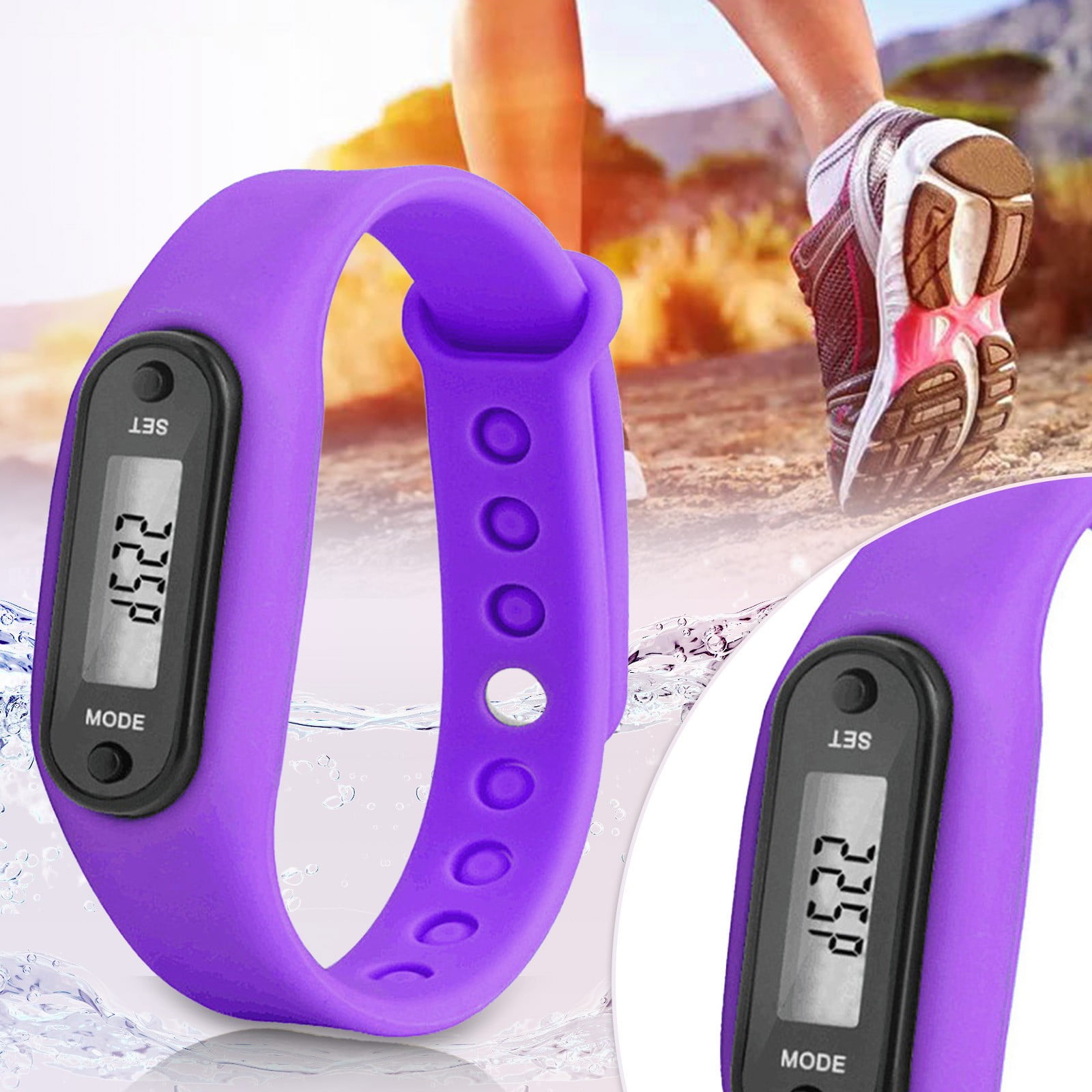 Electronic Pedometer Smart Watch for Kids with Silicone Band Activity ...