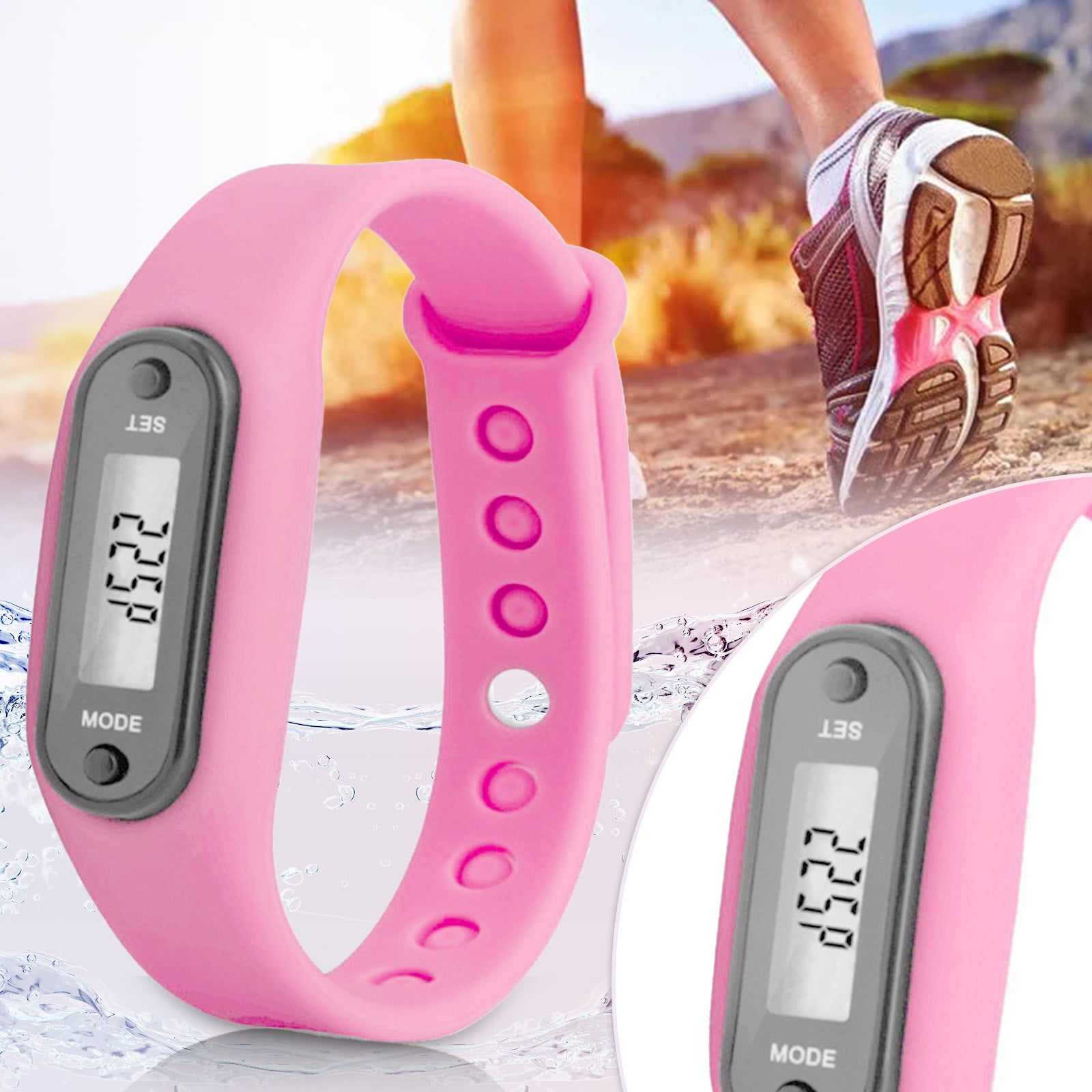 Electronic Pedometer Smart Watch for Kids with Silicone Band Activity ...