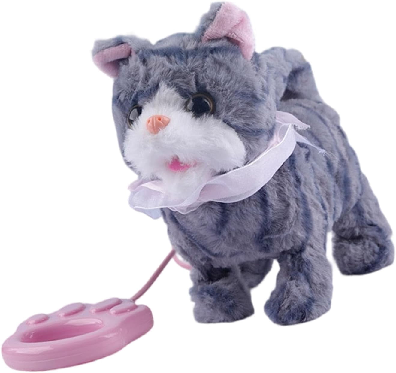 Electronic Pet Cats Toy with Remote Walking Voice and Light Realistic ...