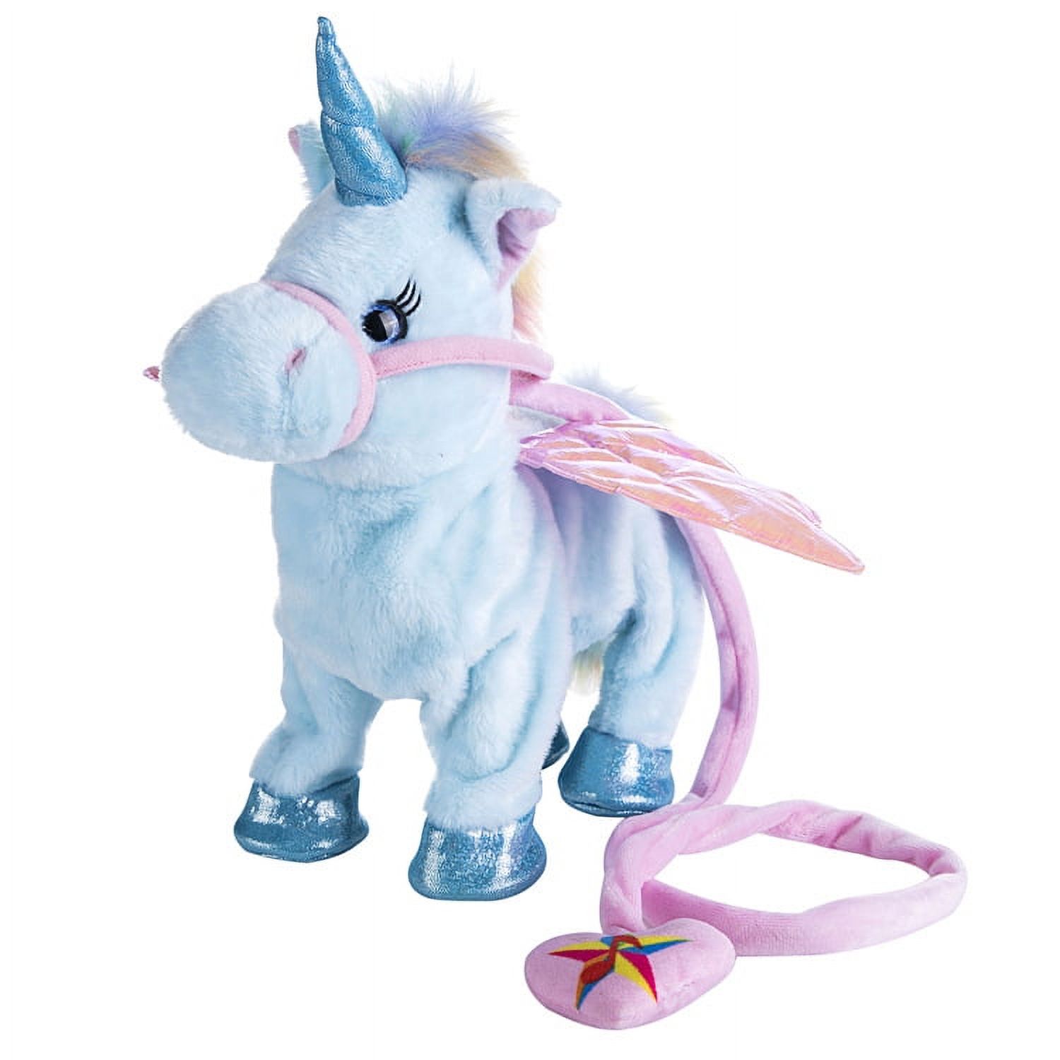 Electronic Pet Leash Angel Horse Plush Doll Walking Singing Plush Toy ...