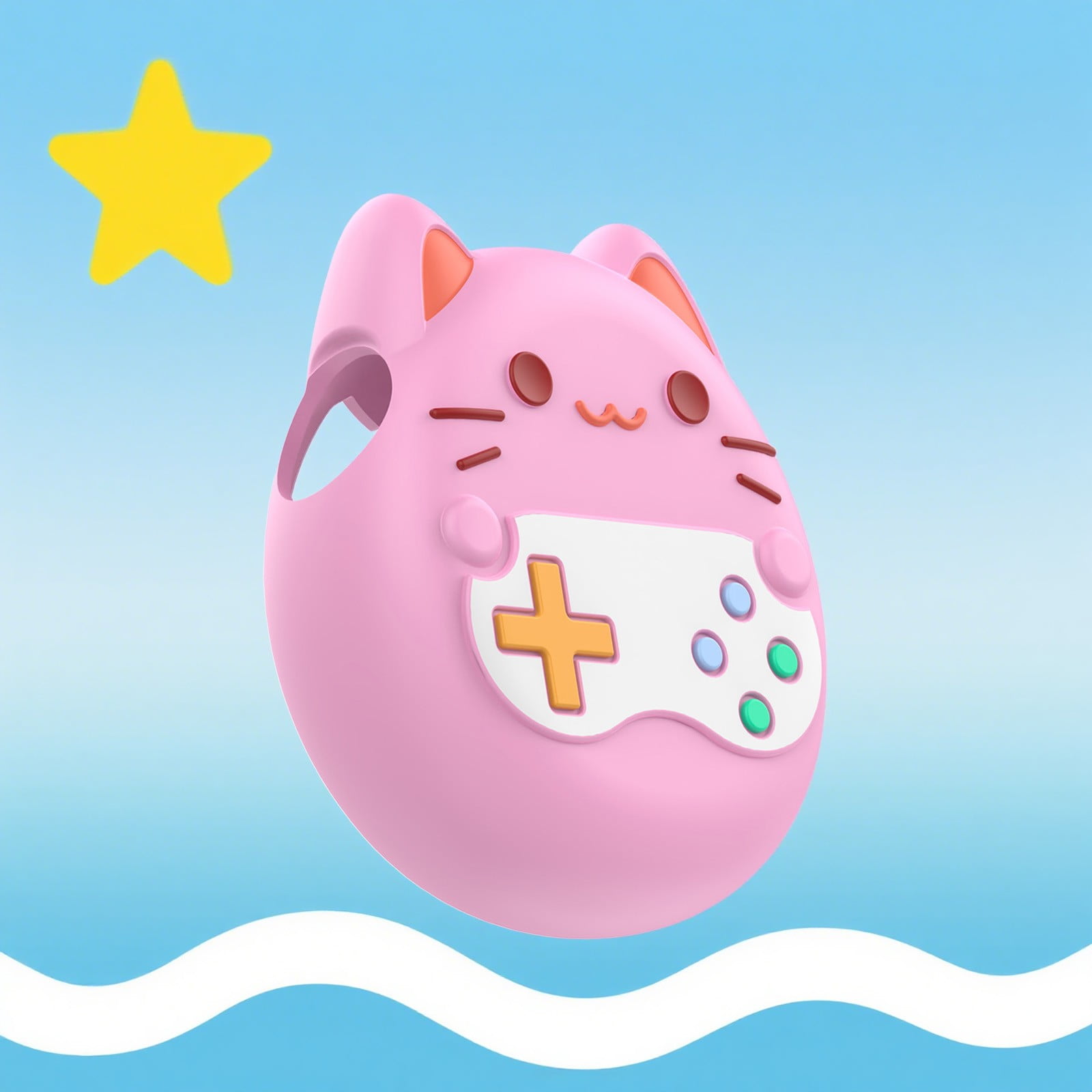 Electronic Pet Silicone Case With TPU Screen Protector 360 Degree ...