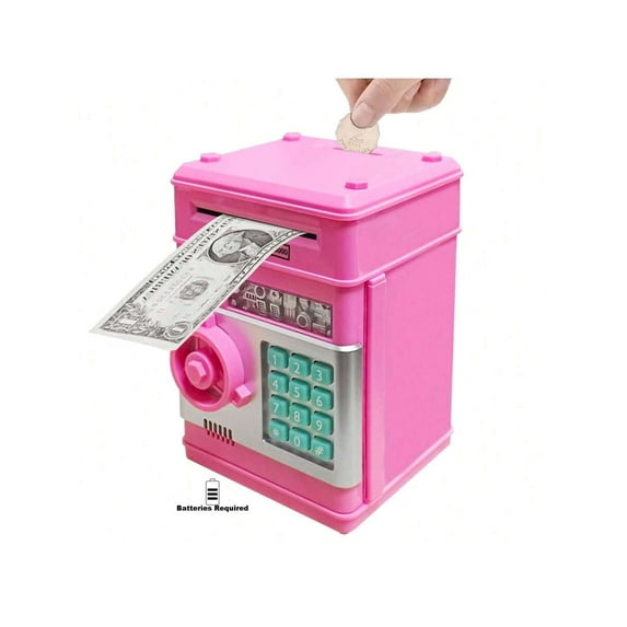 Electronic Piggy Bank ATM for Kids, Mini ATM Machine with Password Code ...