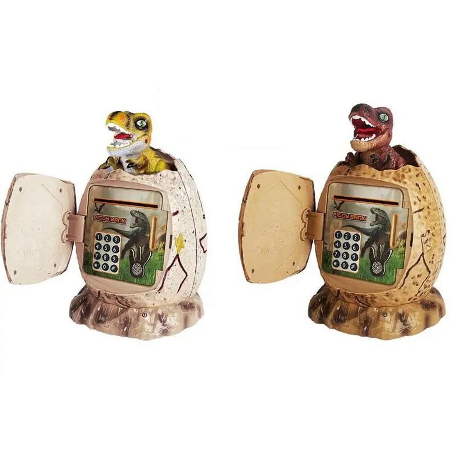 Electronic Piggy Bank Cartoon Dinosaur Money Box for Childrens 3 in 1 ...