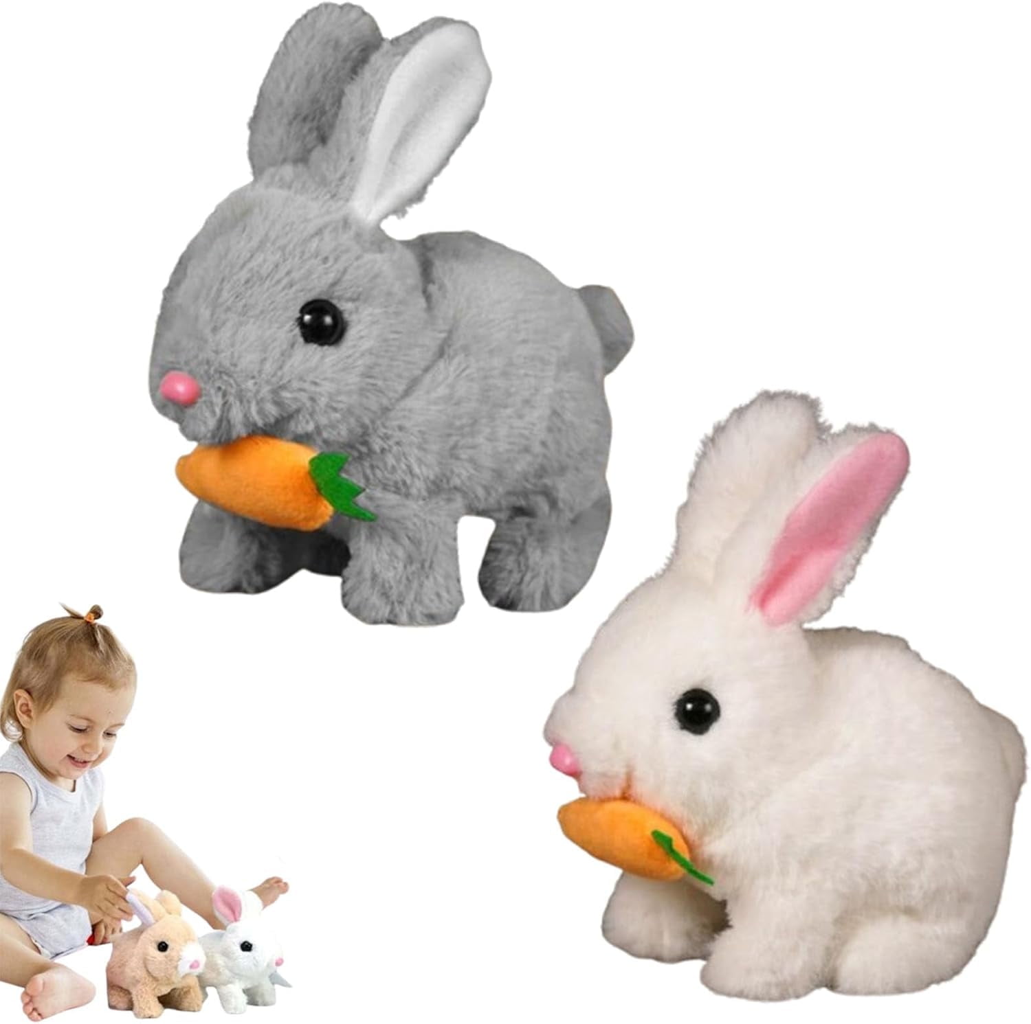 Electronic Plush Hopping Rabbit Toys Clearance Petsboro Bunnypal, Fanyil Bunnypal, Bundy ...