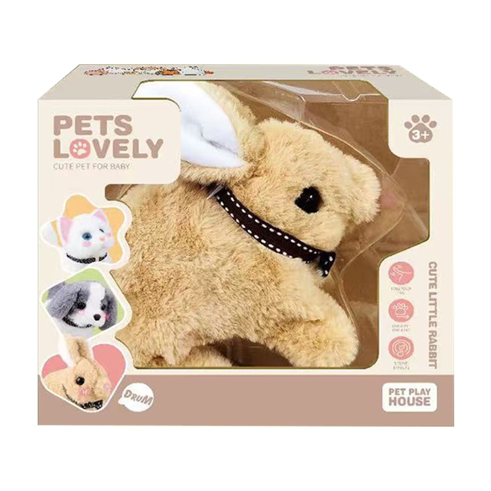 Electronic Plush Hopping Rabbit Toys for Toddlers Kids, Realistic Fun ...