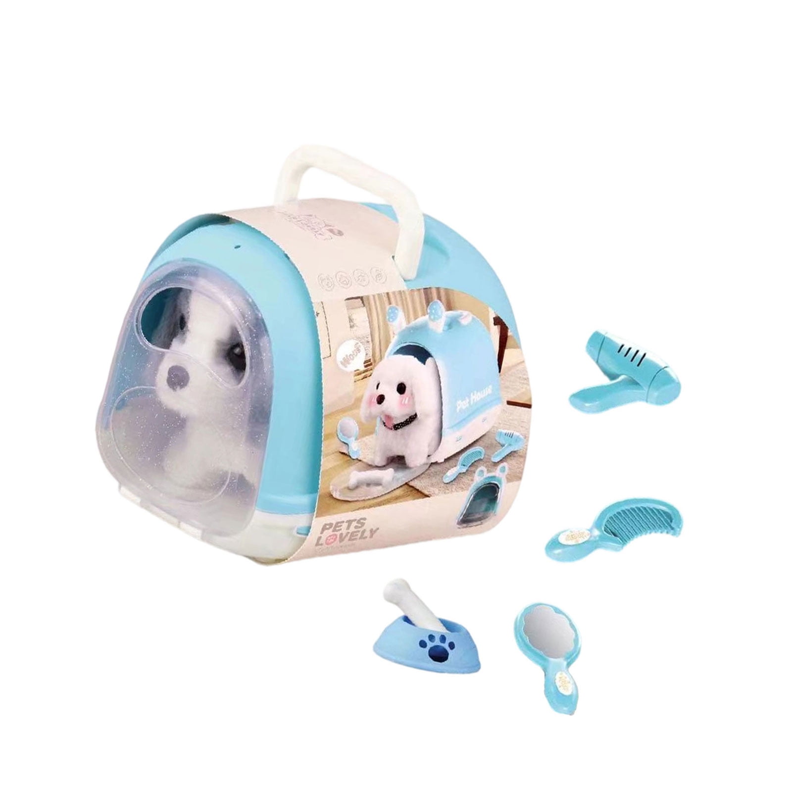 Electronic Plush Pet Toy Stuffed Robotic Dog Rabbits for Toddler Early ...