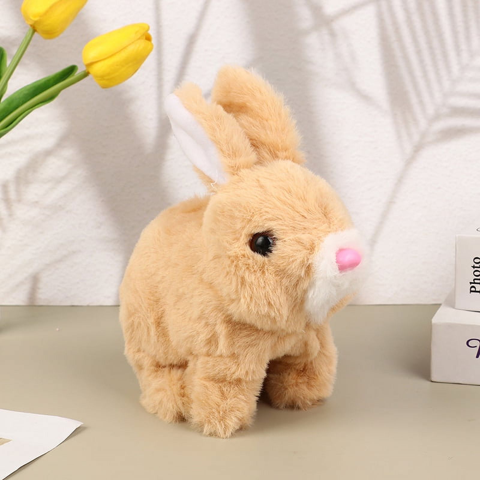 Electronic Plush Rabbit Toy Robot Bunny Animal Shake Ears Cute Electric ...