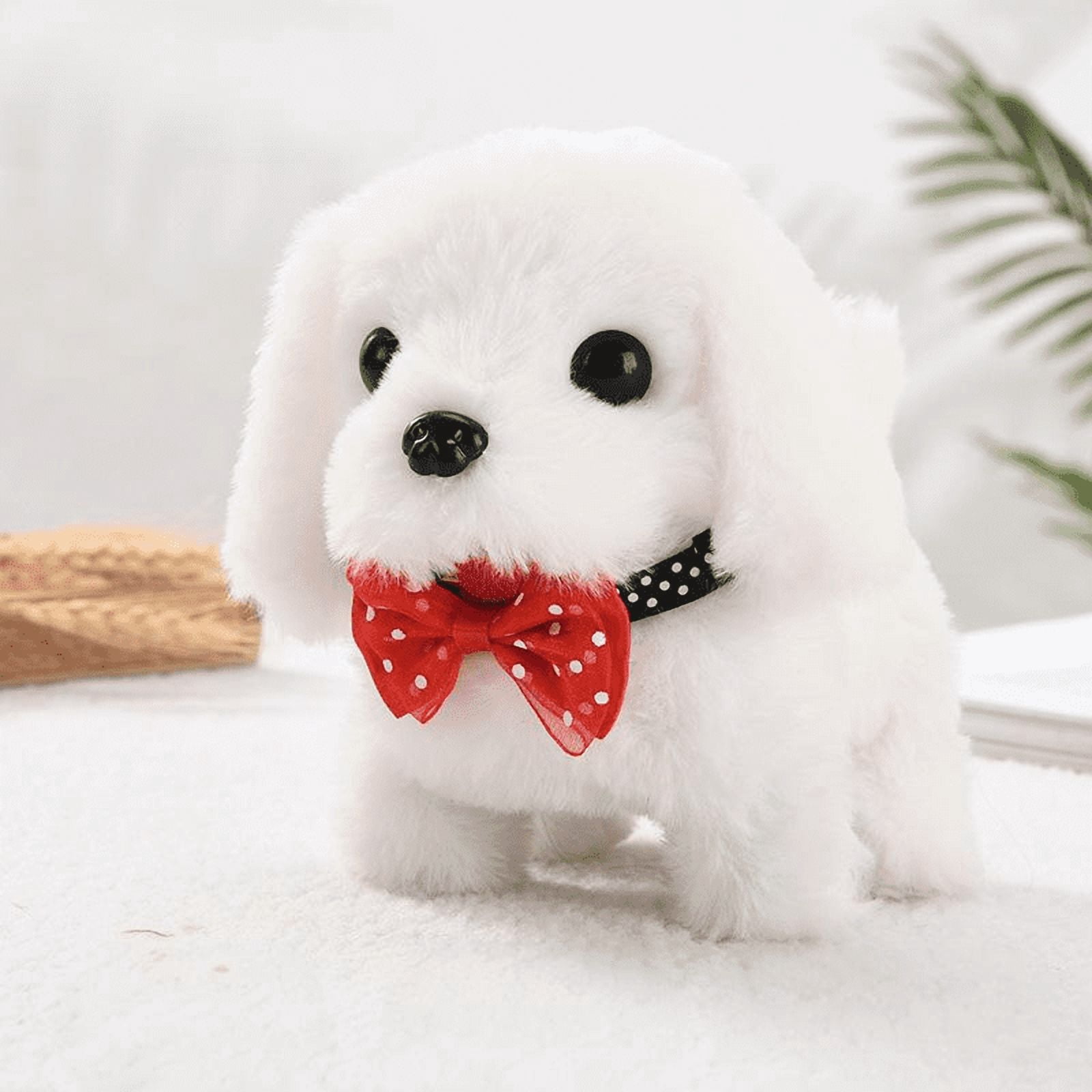 Electronic Plush Toys Puppy-Walking, Barking, Tail Wagging, Stretching ...