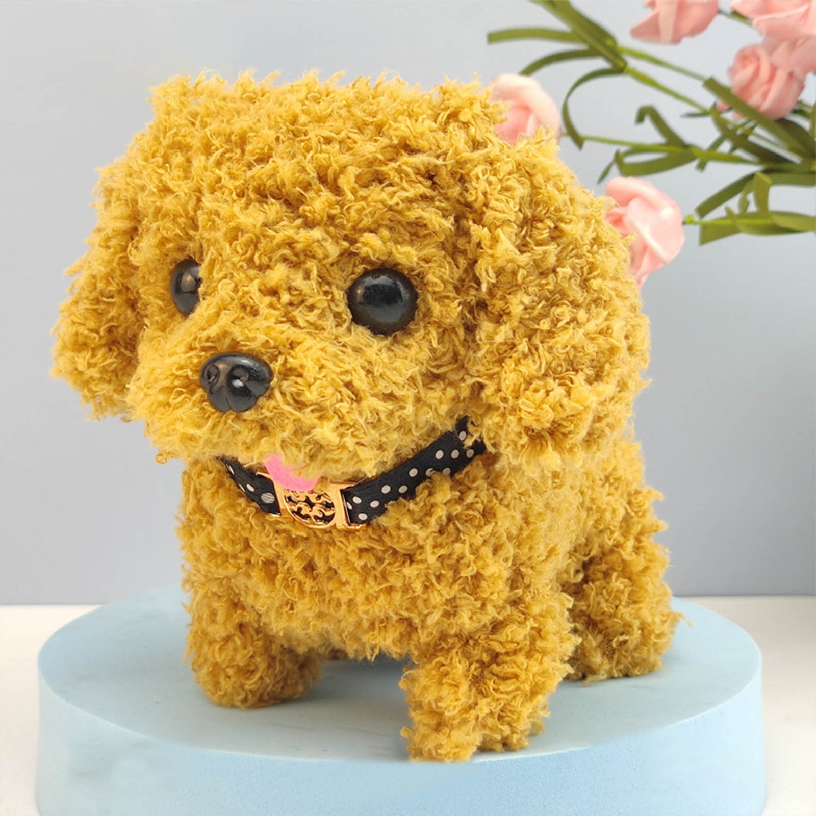 Electronic Plush Walking Dog Toy | Interactive Simulation Puppy Pet ...