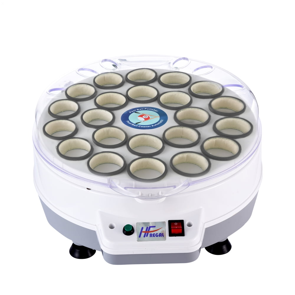 Electronic Pool Ball Washer, 110V Heavy-Duty Cleaning Machine for 16/22 ...