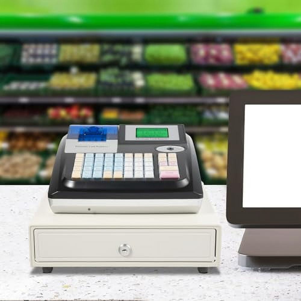Electronic Pos System Cash Register,48 Keys 36 Department 8 Digital LED ...