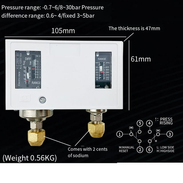 Electronic Pressure Controller Switch Water Pump Pressure Regulator ...