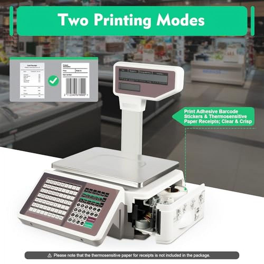 Electronic Price Computing Scale Label Printing Scale, Cash Register ...
