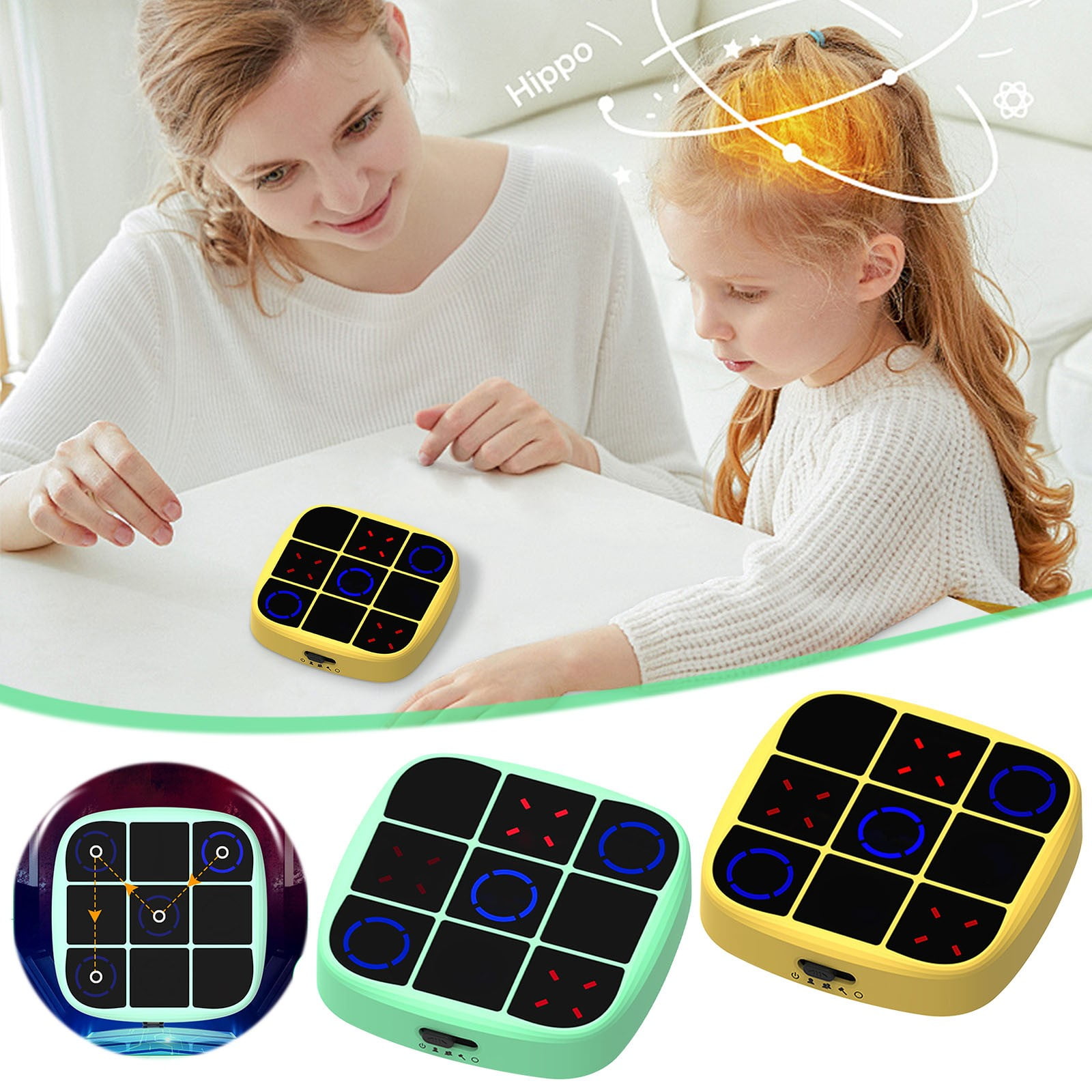 Electronic Puzzle Game Console | Jingzi Chesses Multi-Game Portable ...
