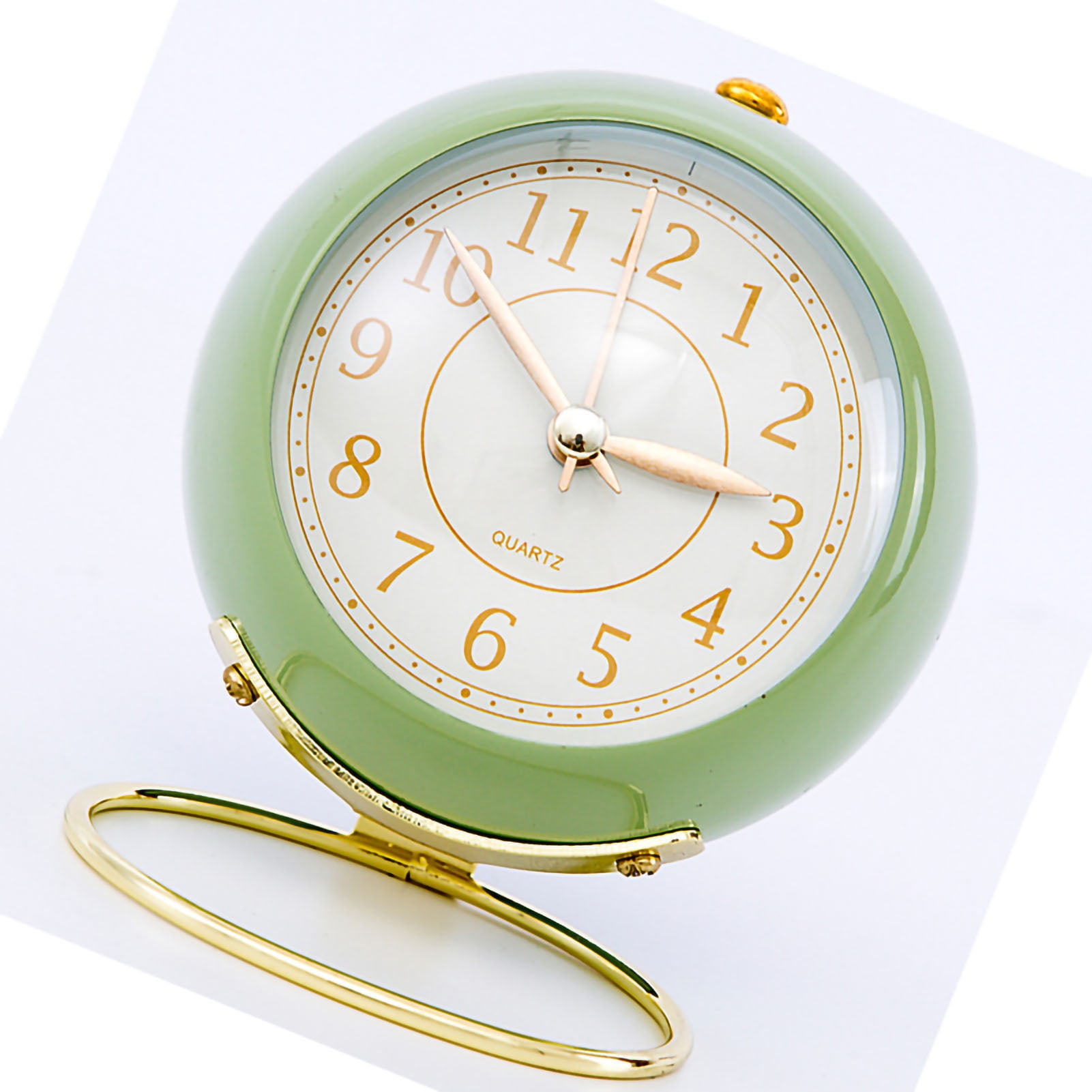 Electronic Quartz Alarm Clock Ingenious Mute Round Children for Living ...