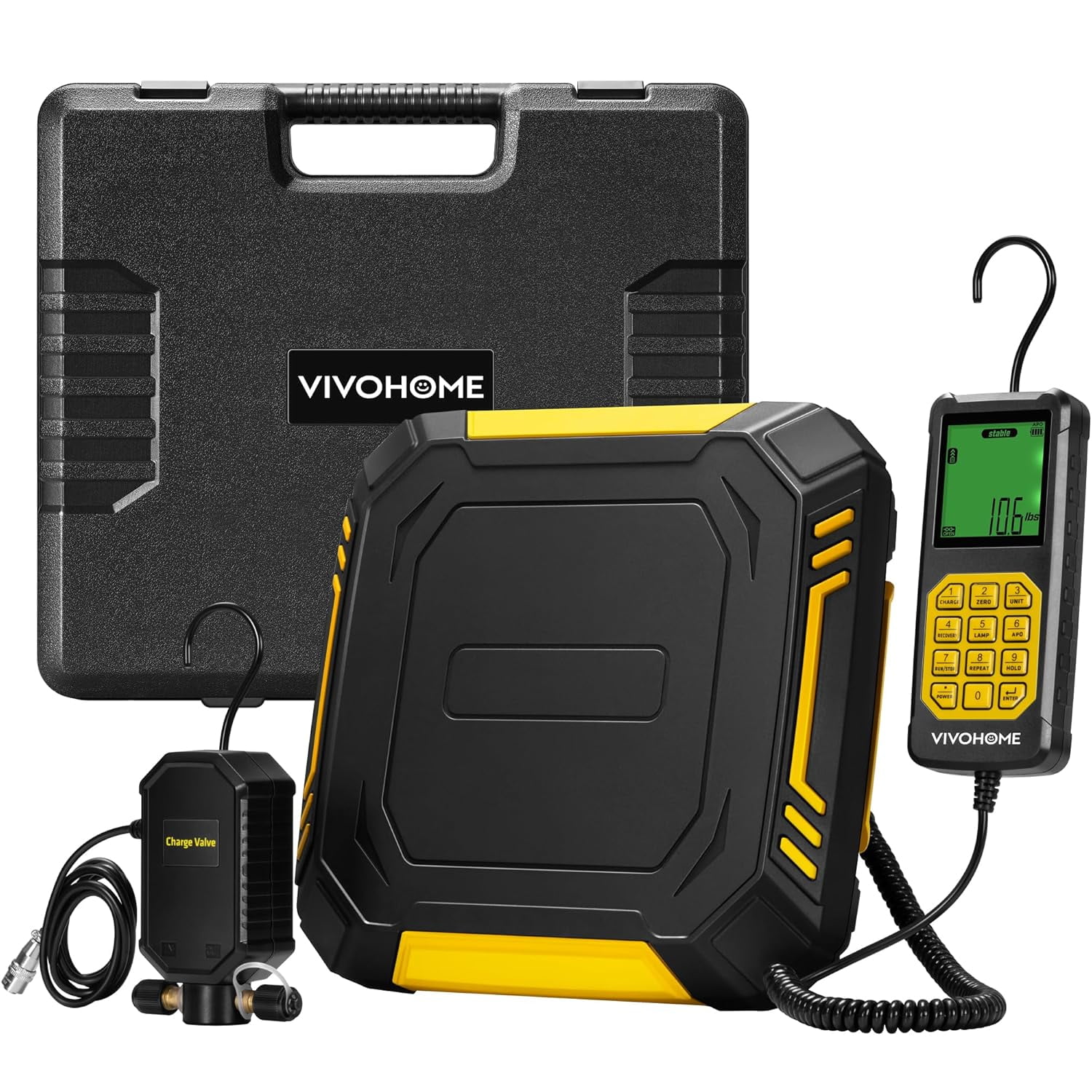 Electronic Refrirant Charging Scale with Separate Auto-Dosing Char ...