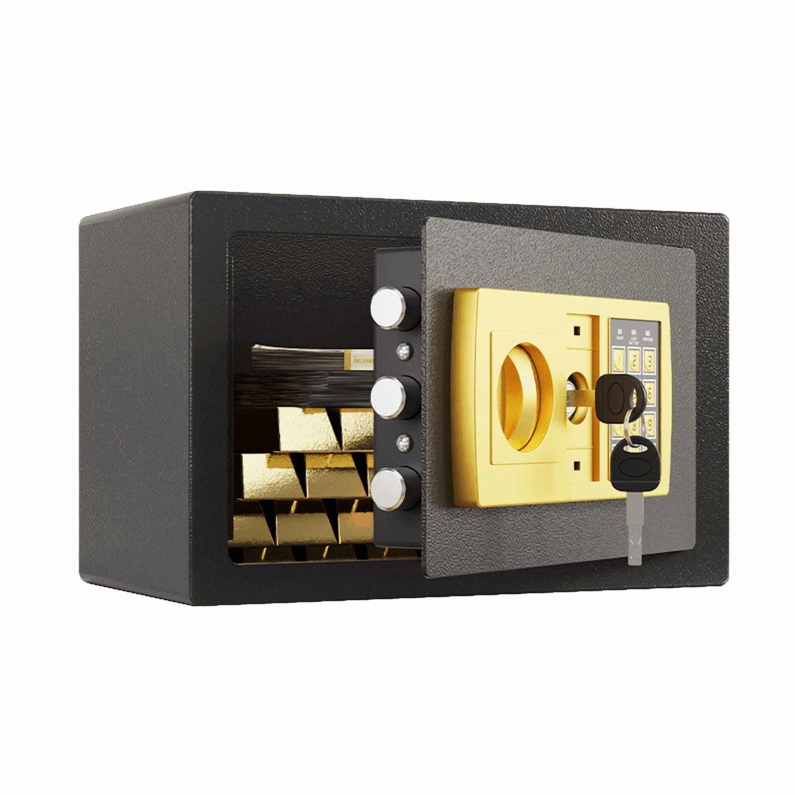 Electronic Safe Box, Steel Security Lock with Digital Keypad, Home ...