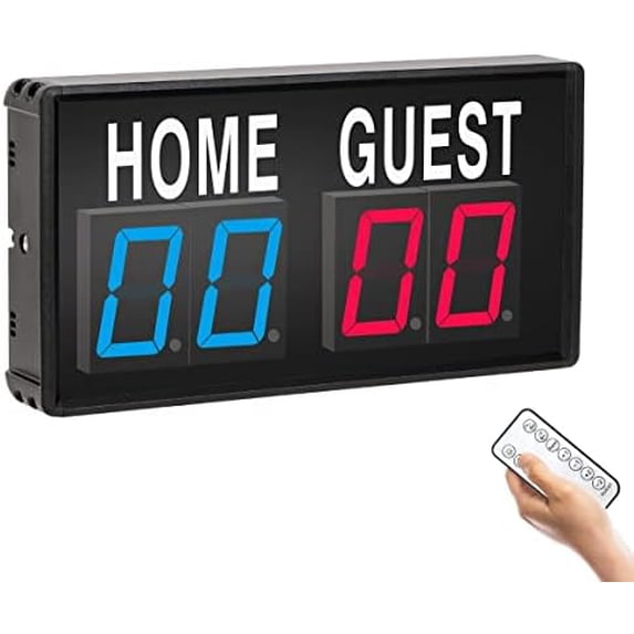 Electronic Score Keeper Scoreboard with Remote for Cornhole Basketball ...