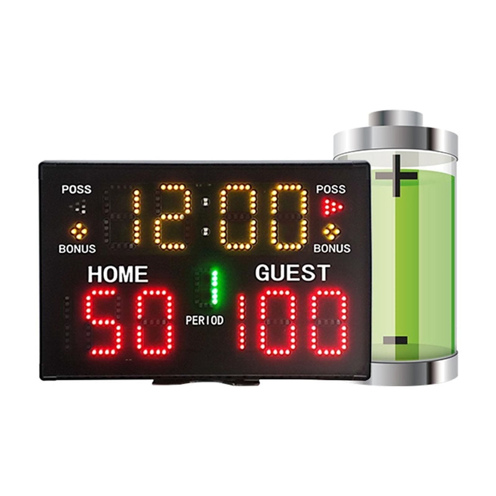 Electronic Scoreboard Battery Operated Wall Mounted For Boxing Tennis ...