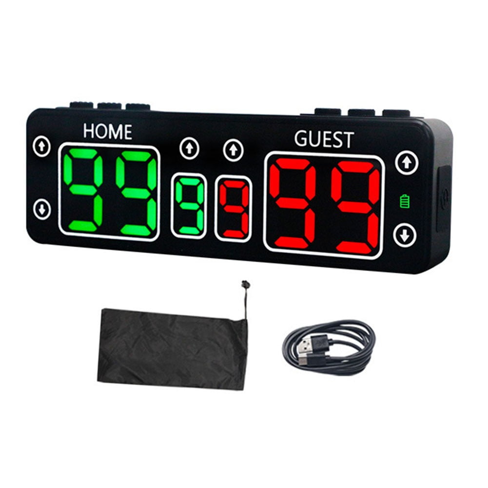 Electronic Scoreboard Led Scoreboard Rechargeable For Basketball ...