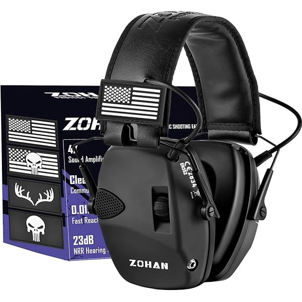 Electronic Shooting Earmuffs, Hearing Protection Shooters, NRR 23dB ...