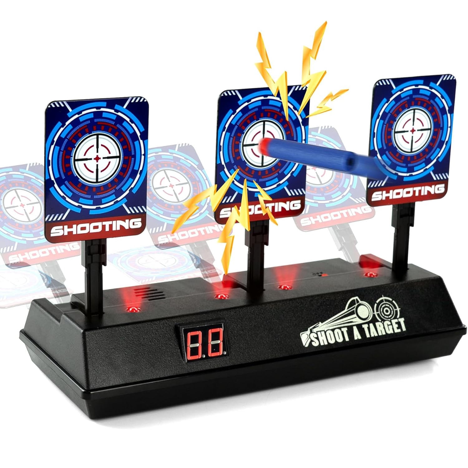 Electronic Shooting Target Scoring Auto Reset Digital Targets, Electric ...