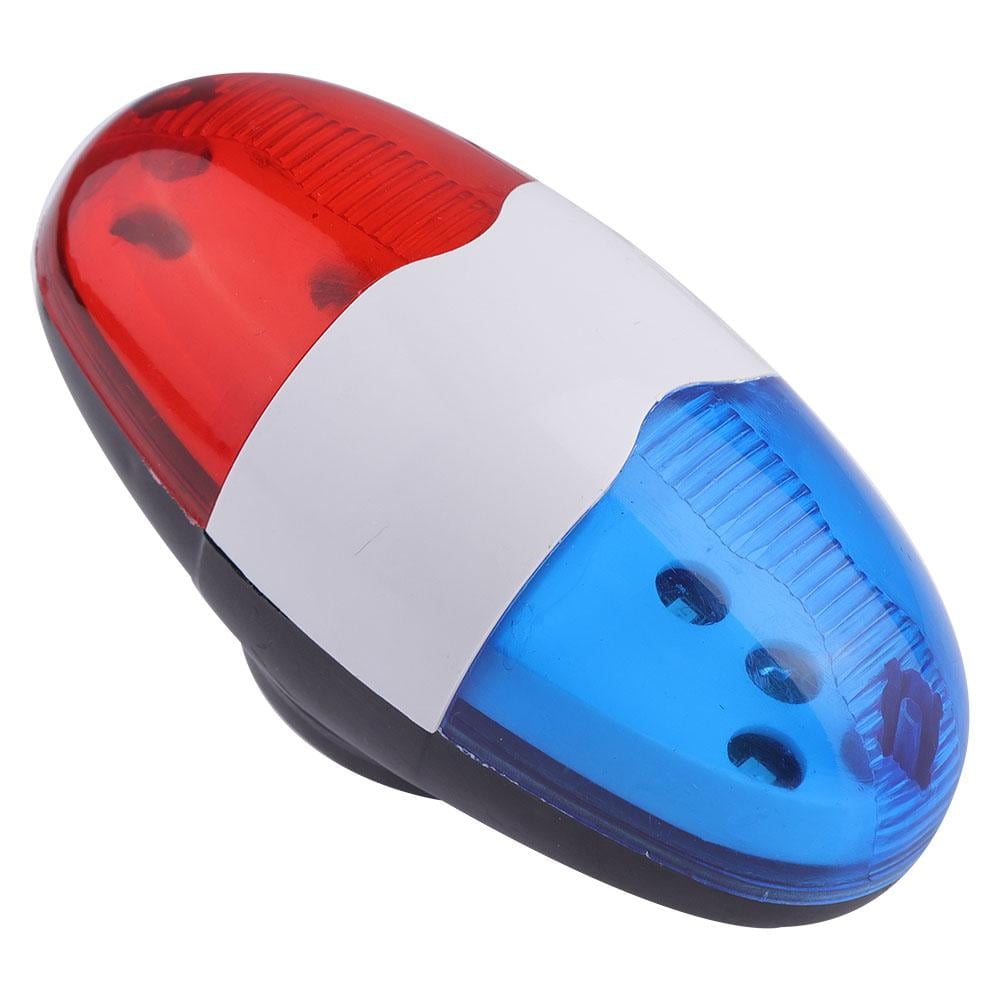 Electronic Siren Bell,waterproof Cycling Horn Bell 6 LED Light 4 Tunes ...