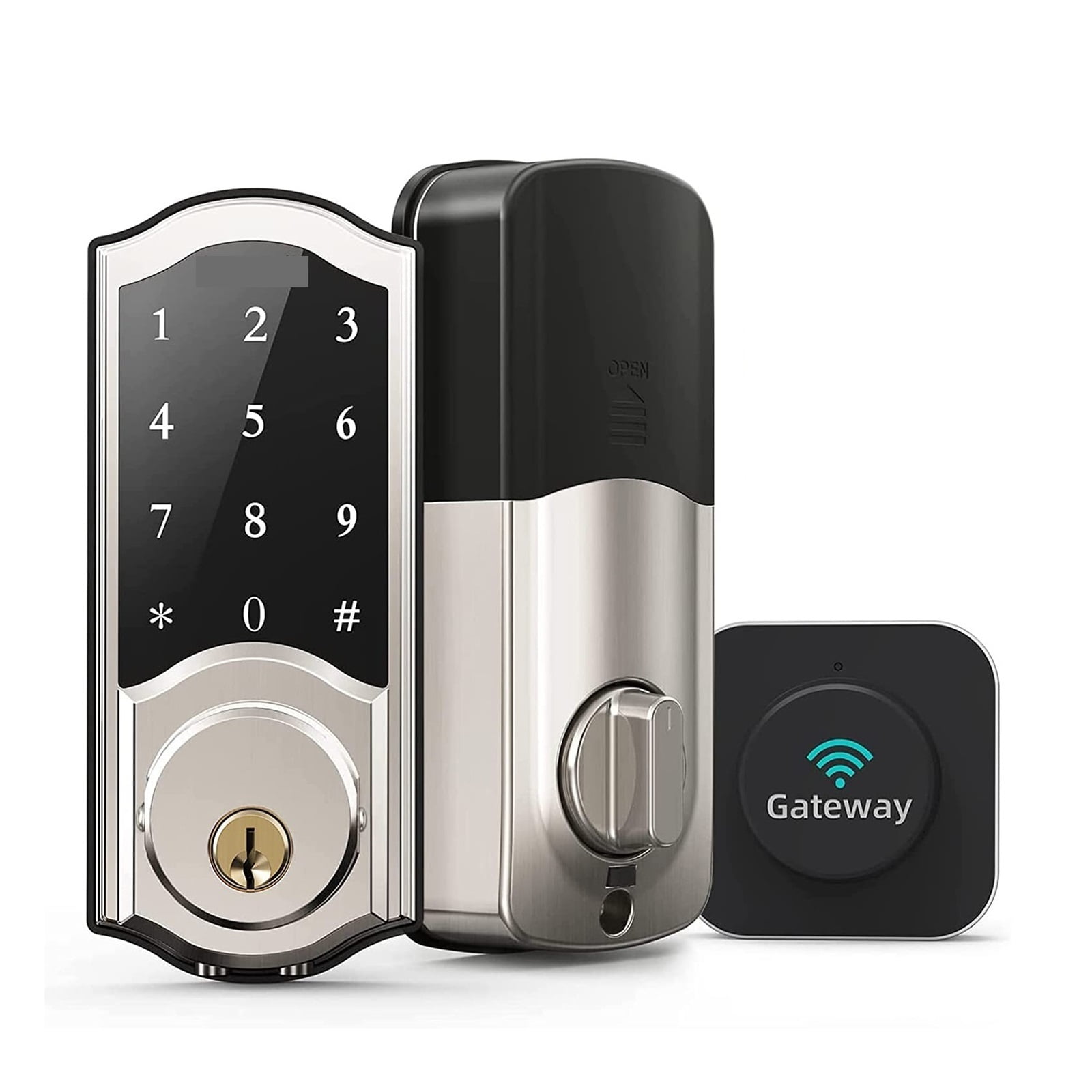 Electronic Smart Door Lock With Gateway Remote Control Password Keyless ...