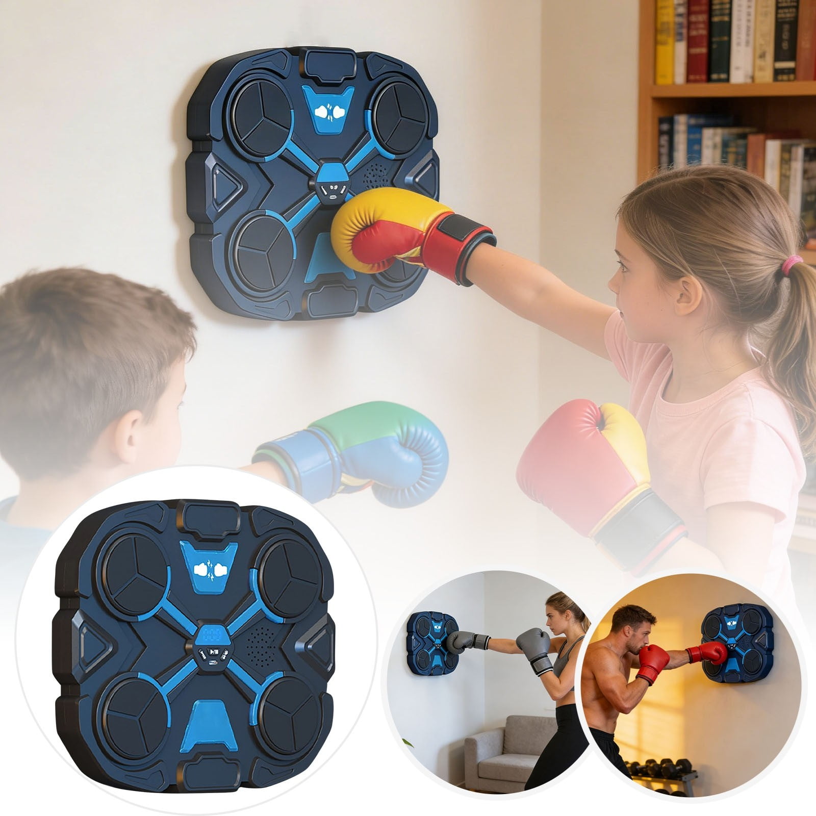 Electronic Smart Punching Bag with Music for Boxing Training Stress ...