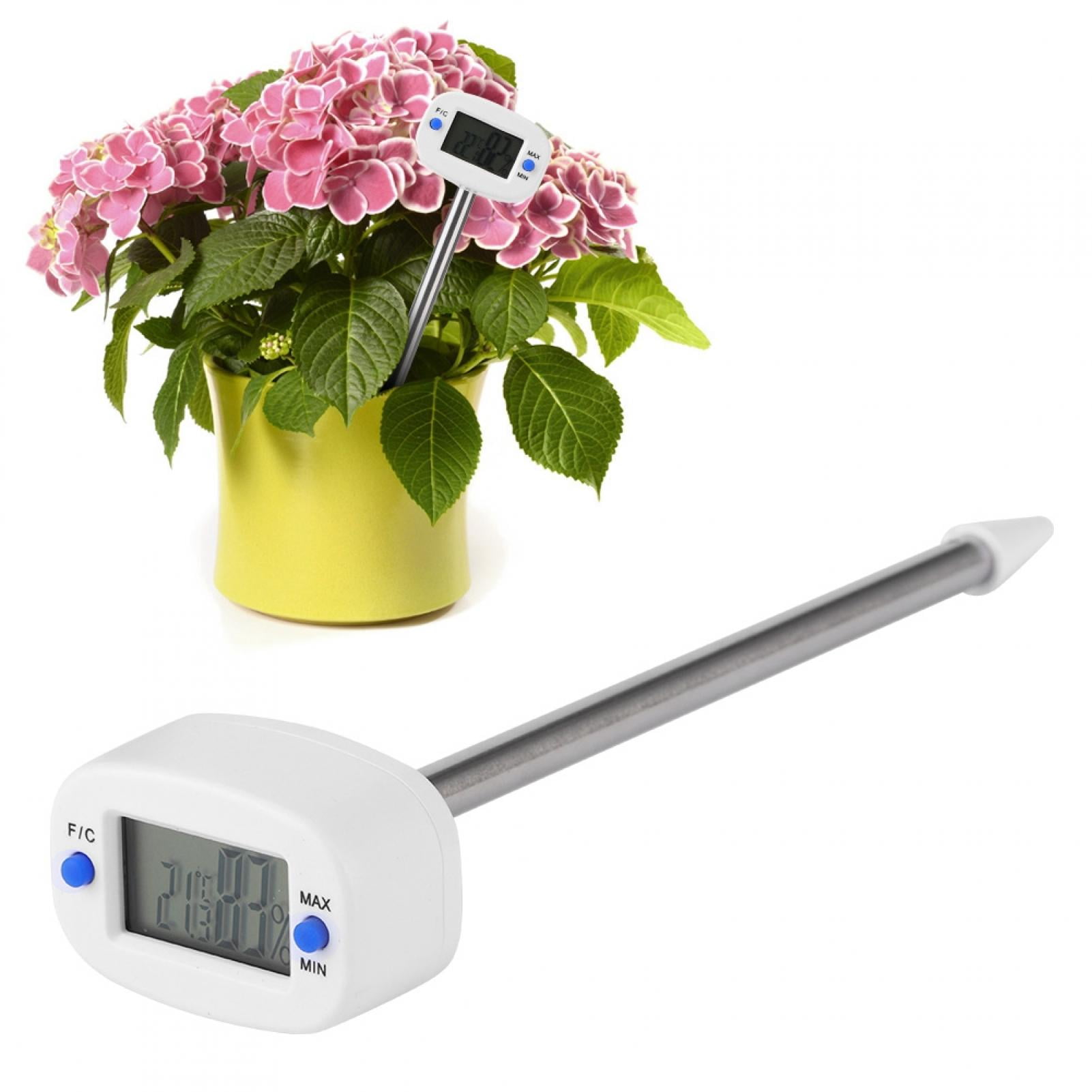 Electronic Soil Moisture Temperature Meter, Easy,to,Read LCD Display ...