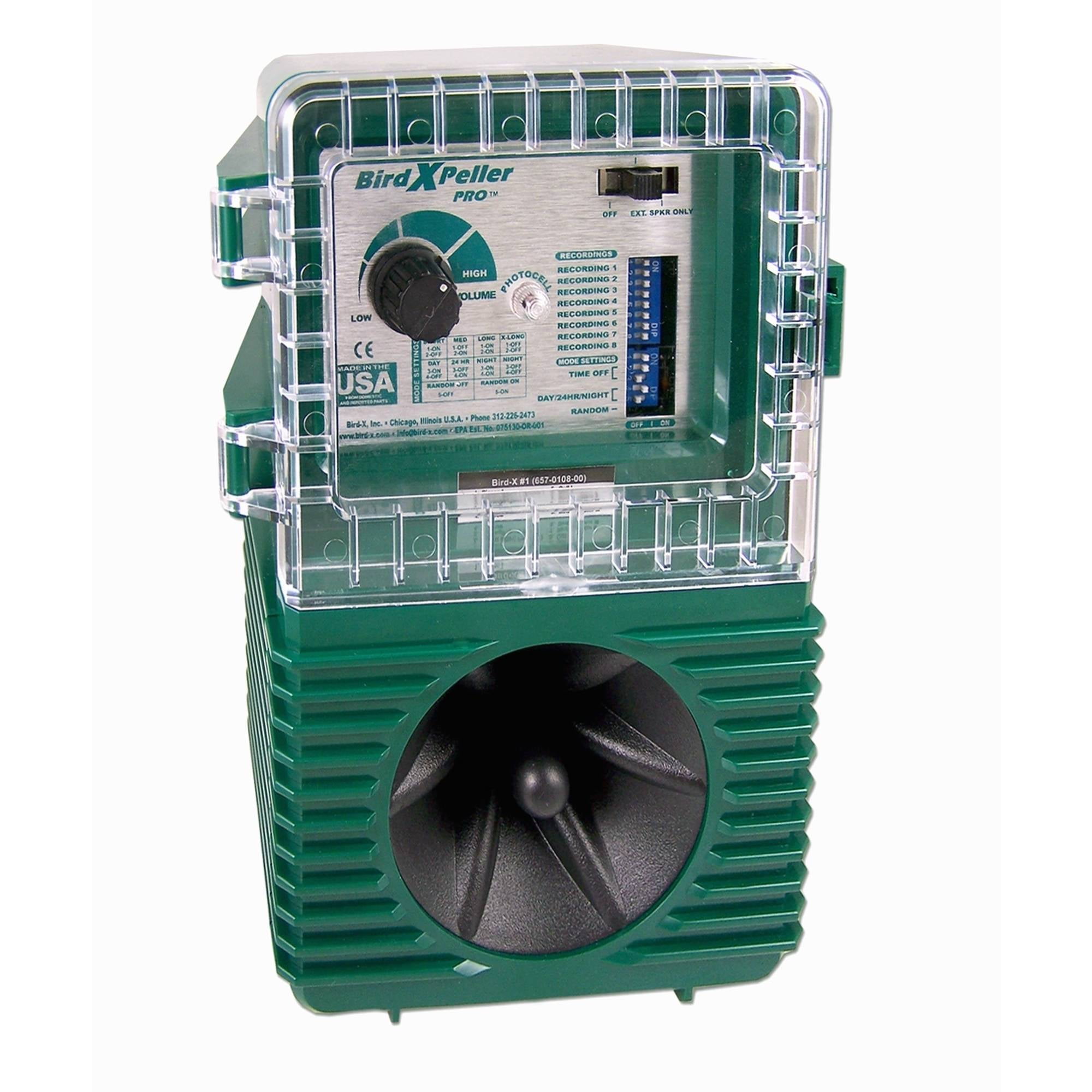 Bird-X Sonic Woodpecker Pro Repellent Device, Outdoor Bird Control ...